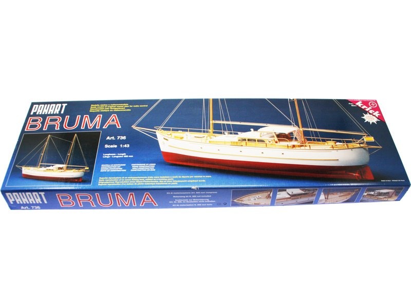 Mantua Model Motorová jachta Bruma 1:43 kit | Promodels.cz
