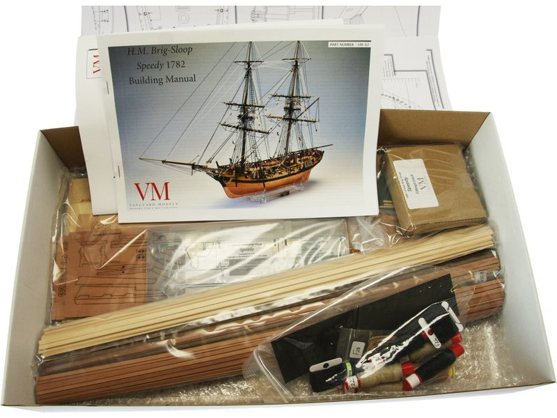 Vanguard Models HMS Speedy 1782 1:64 kit | Promodels.cz