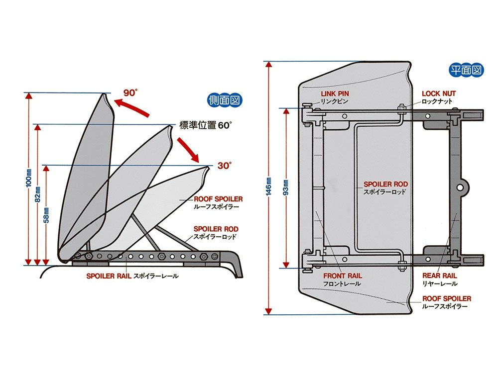 Roof Spoiler Tamiya 56504 1:14 | Promodels.cz