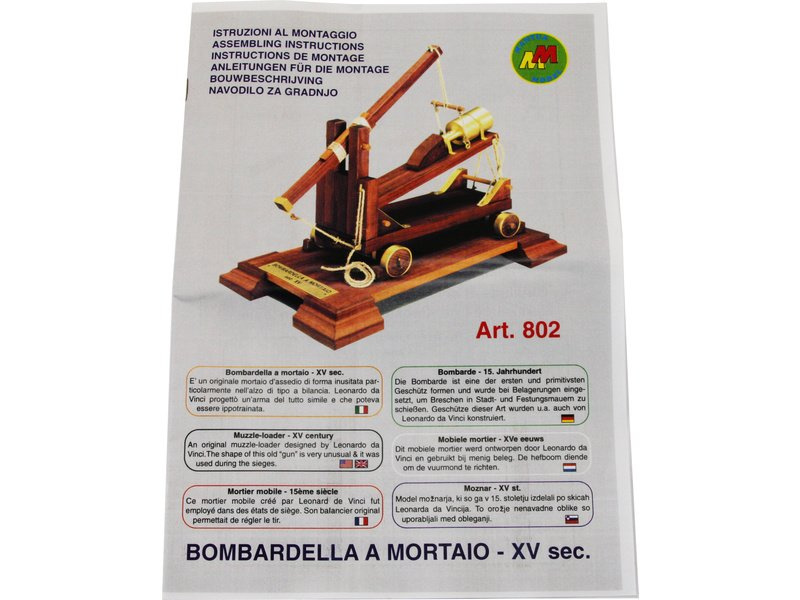 Mantua Model Bombarda 15. století 1:17 kit | Promodels.cz