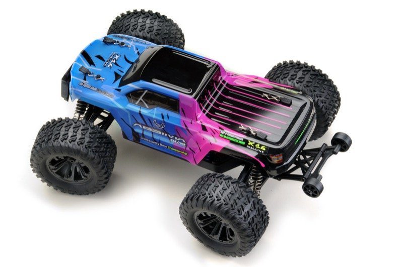 Absima Monster Truck MINI AMT 4WD 1:16 RTR modro/růžový | Promodels.cz