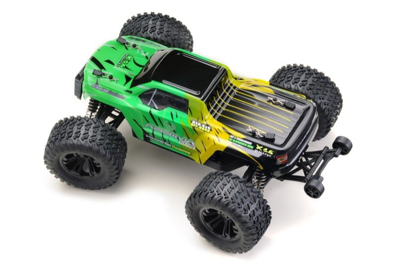 Absima Monster Truck MINI AMT 4WD 1:16 RTR zeleno/žlutý | Promodels.cz