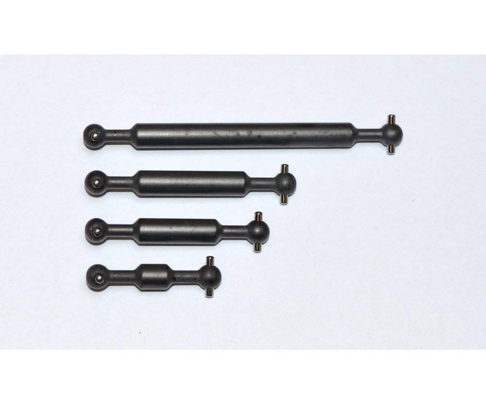 1:14 Prop.shaft Set 6x6 (4) Tipper Steel | Promodels.cz
