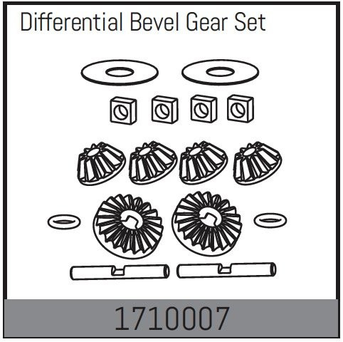 Differential Bevel Gear Set | Promodels.cz